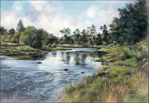 'River Teviot near Kelso' by Sandy Milligan