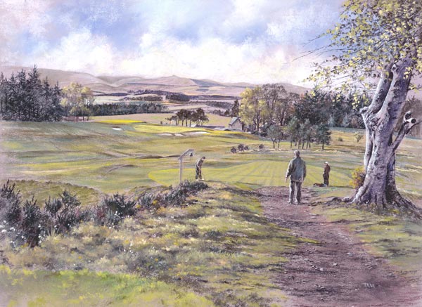 'Vertish Hill Golf Course, Hawick' by Sandy Milligan